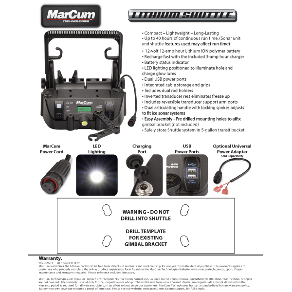 Lithium Shuttle - Marcum Tech