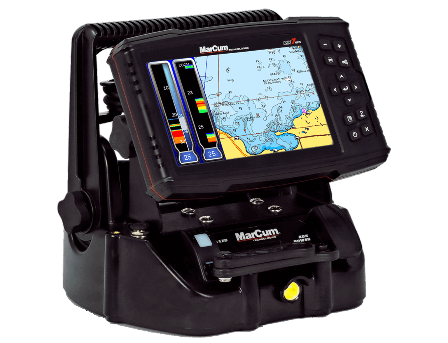 MX-7GPSLi Lithium Combo GPS/Sonar System - Marcum Tech